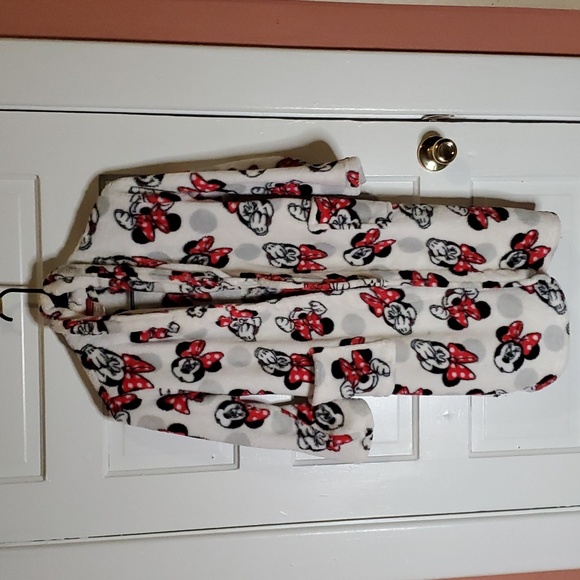 Disney | Pajamas | Disney Minnie Mouse Robe Minnie Mouse Girls Robe ...